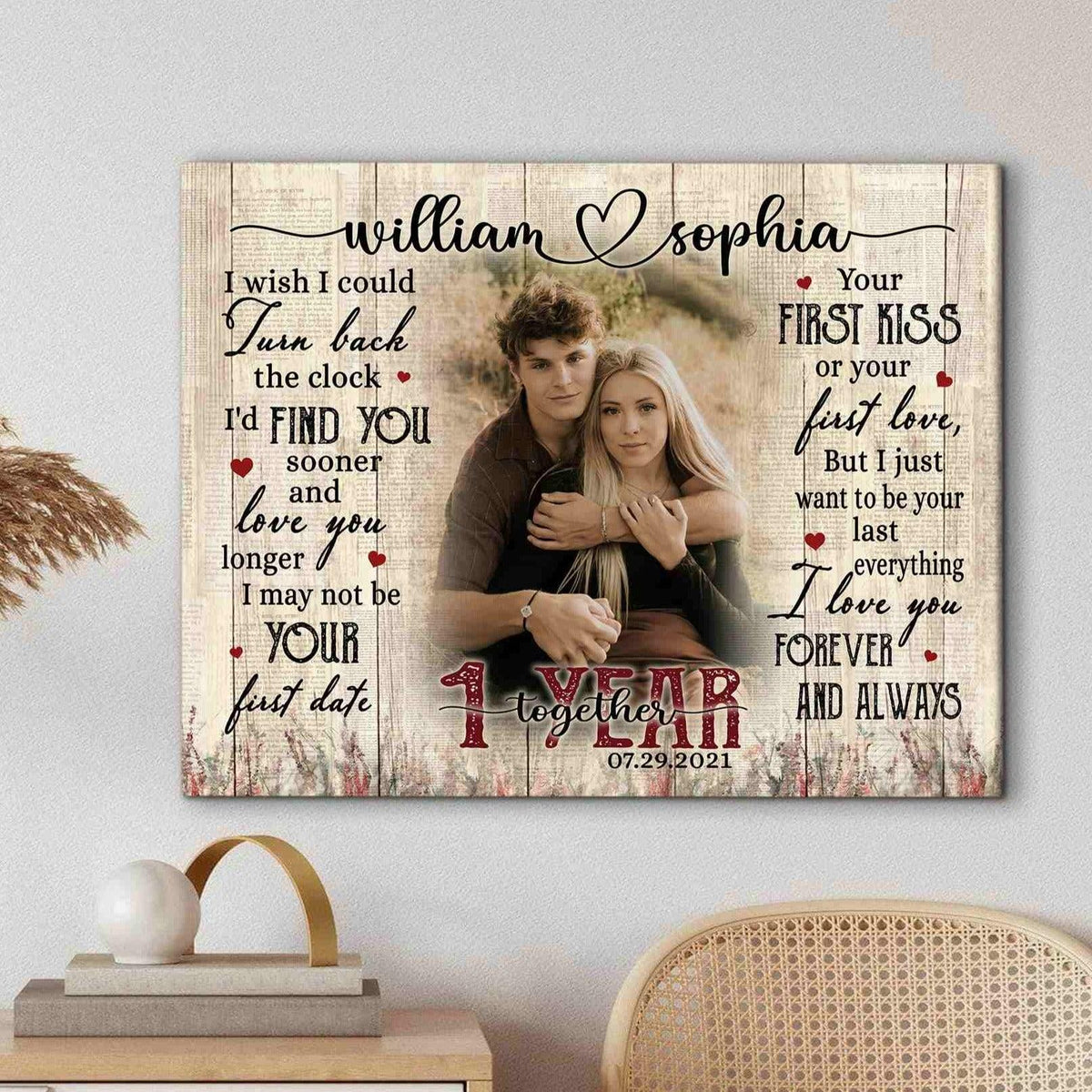 1 Year Dating Anniversary, Creative One Year Anniversary Gifts for ...