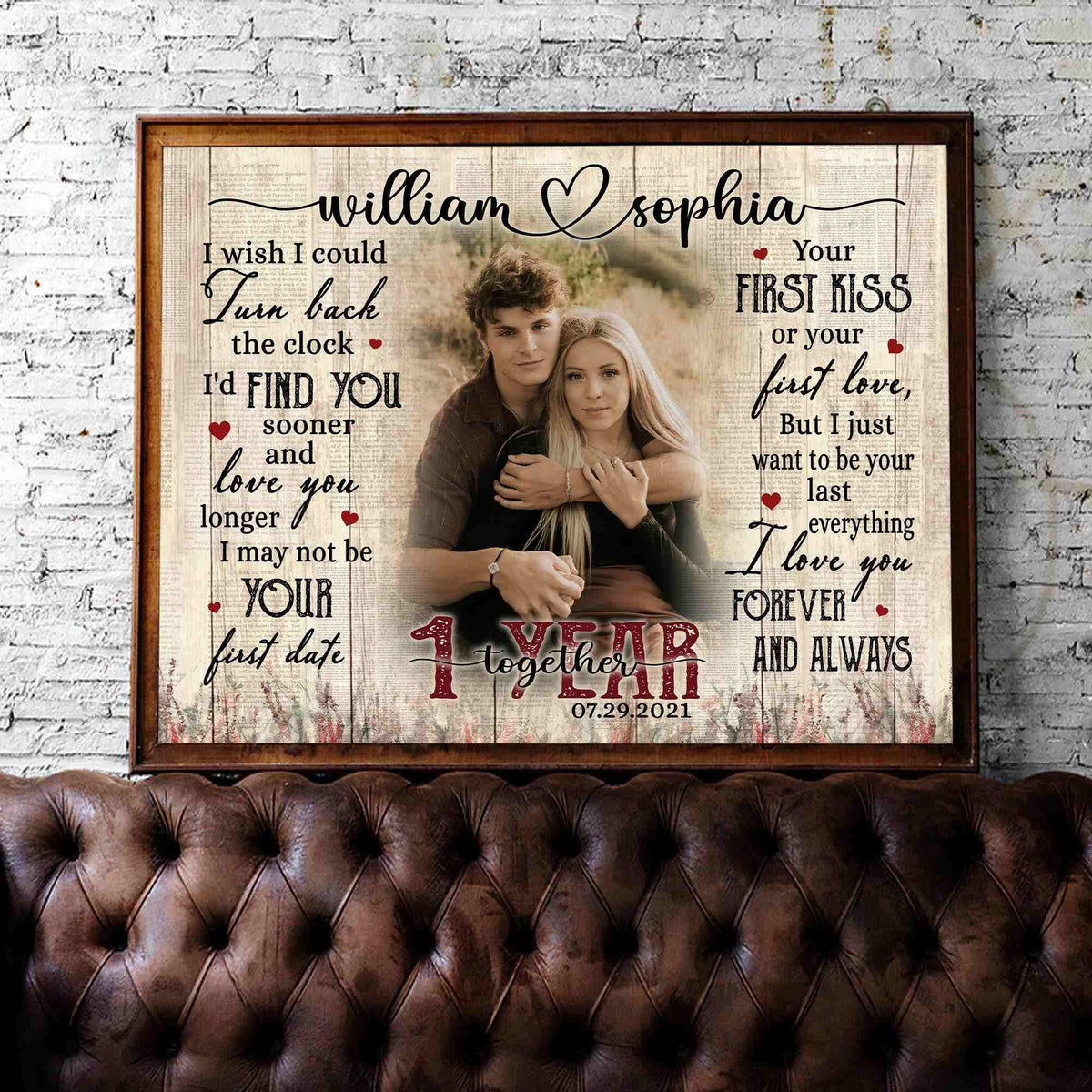 1 Year Dating Anniversary, Creative One Year Anniversary Gifts for ...