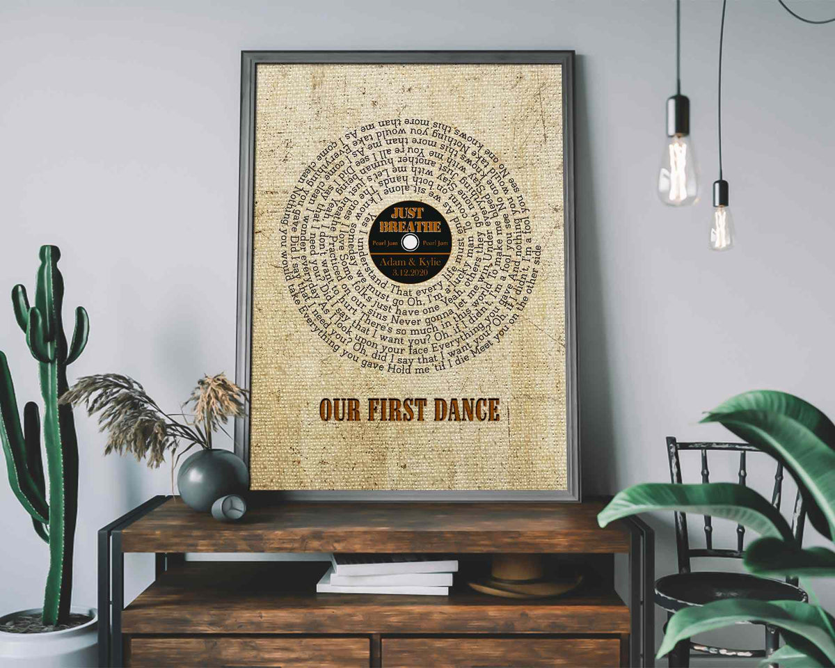 Personalized Valentines Day Gift, Custom Record Vinyl 50th Anniversary ...