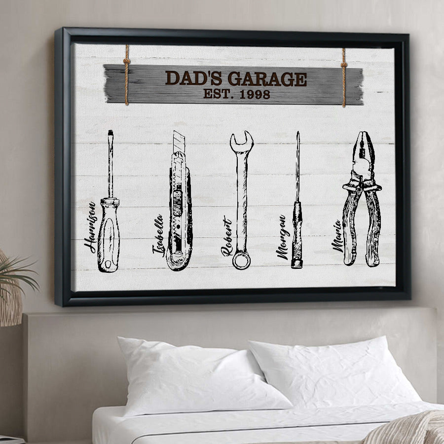 Personalized Dad Canvas | Customizable Father'S Day Gifts | Dad'S ...