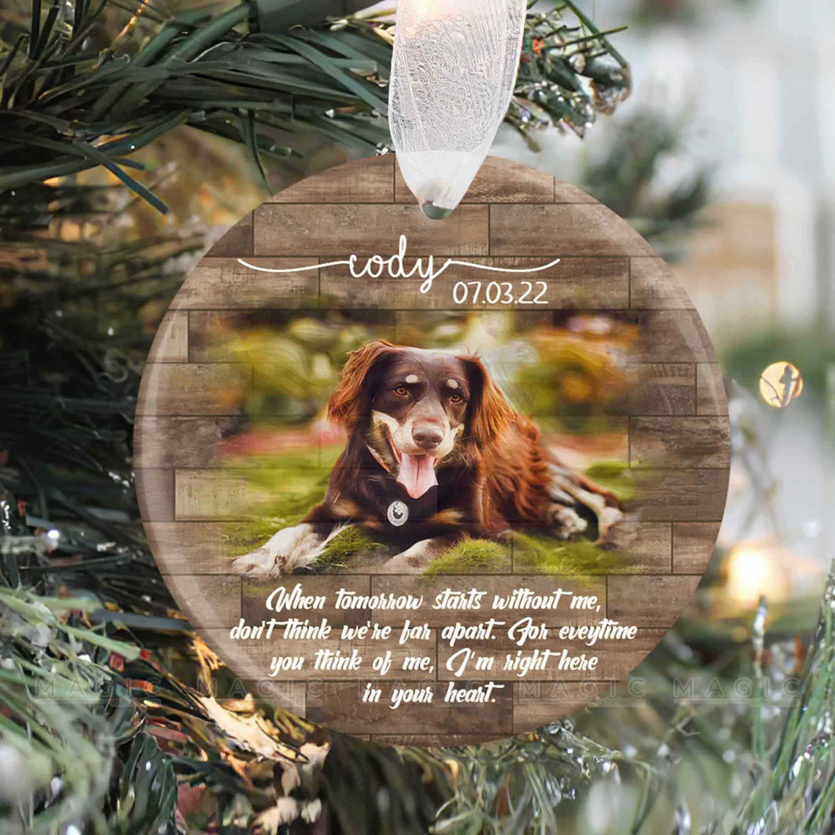 Dog Memorial In Loving Memory Pet Gifts, Personalized Dog Memorial ...