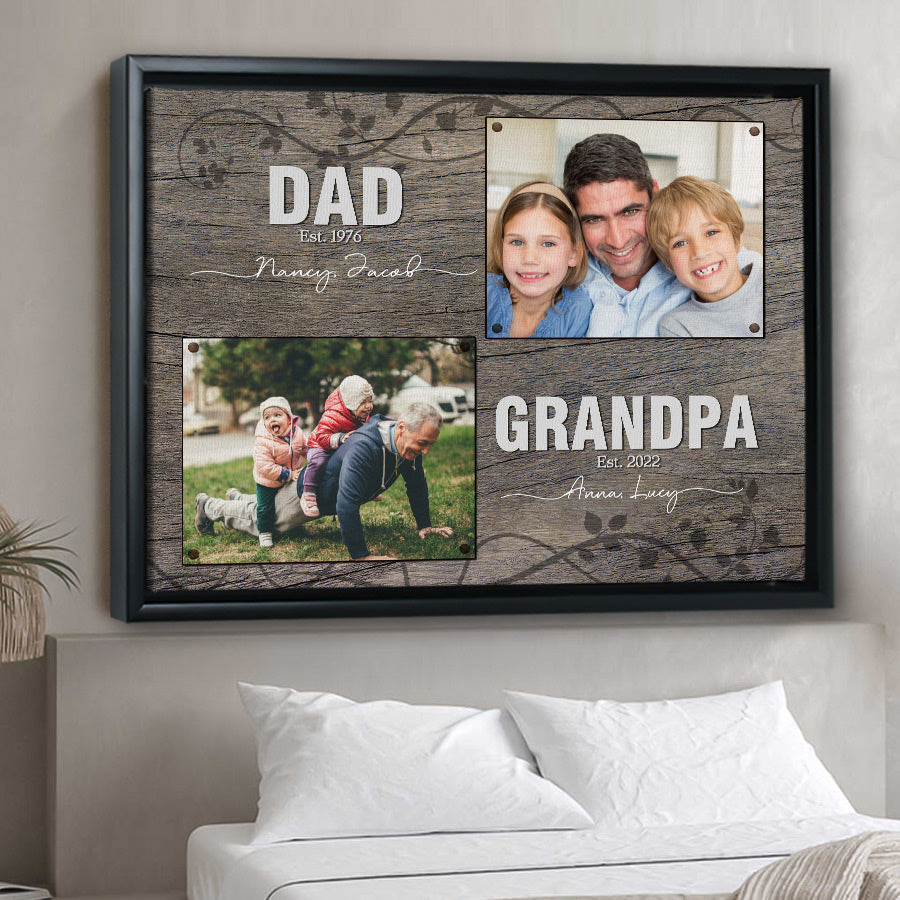 Father’S Day Canvas Prints | Fathers Day Gifts Personalized | Custom ...