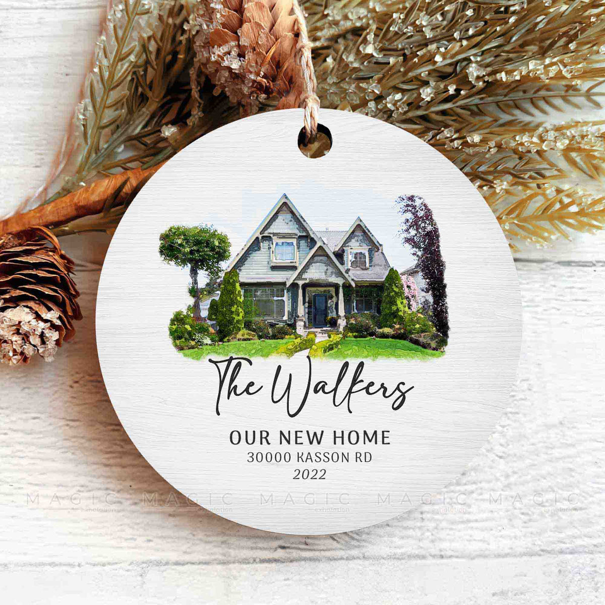 Personalized First Home Ornament, Personalized First Home Christmas ...