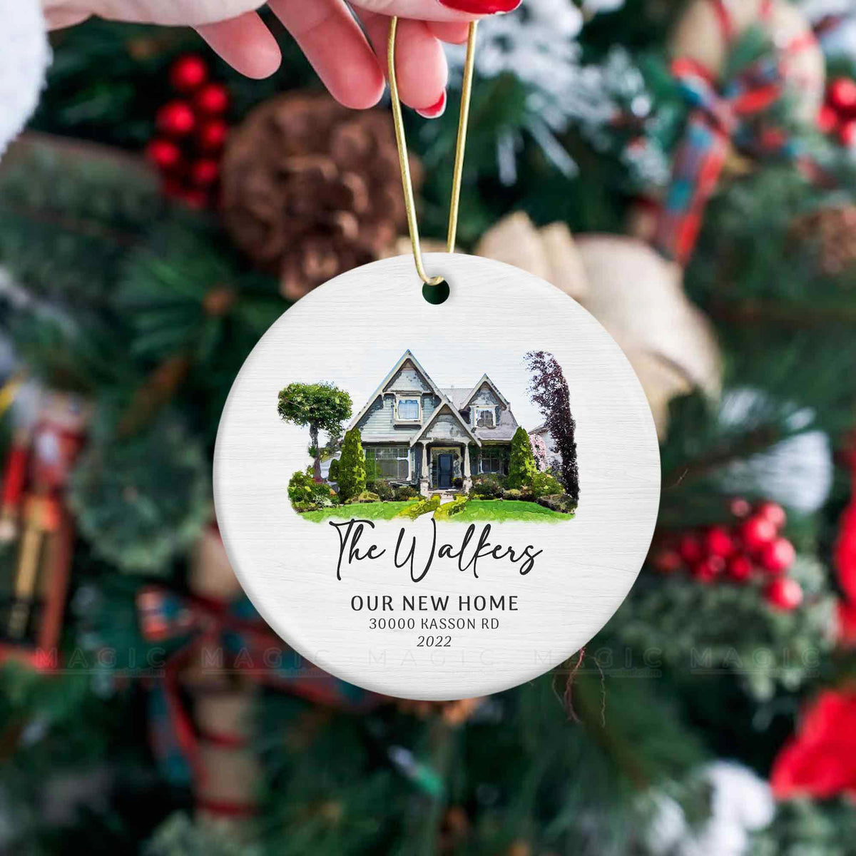 Personalized First Home Ornament, Personalized First Home Christmas ...
