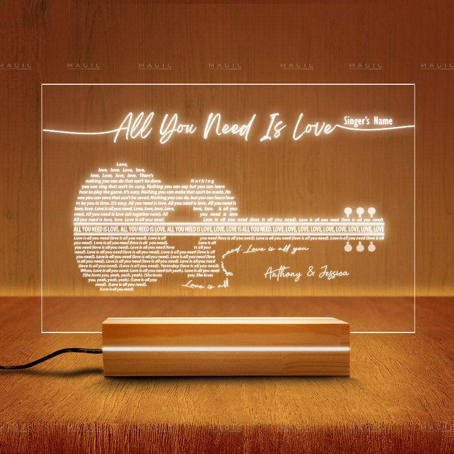 Personalized Valentines Day Gifts for Her | Gifts with Song Lyrics for ...