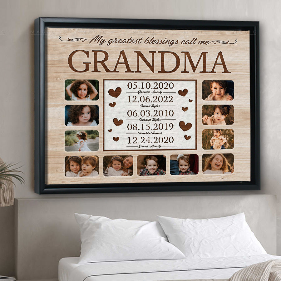 Best Personalized Gifts For Grandma | Custom Mother'S Day Gifts For ...
