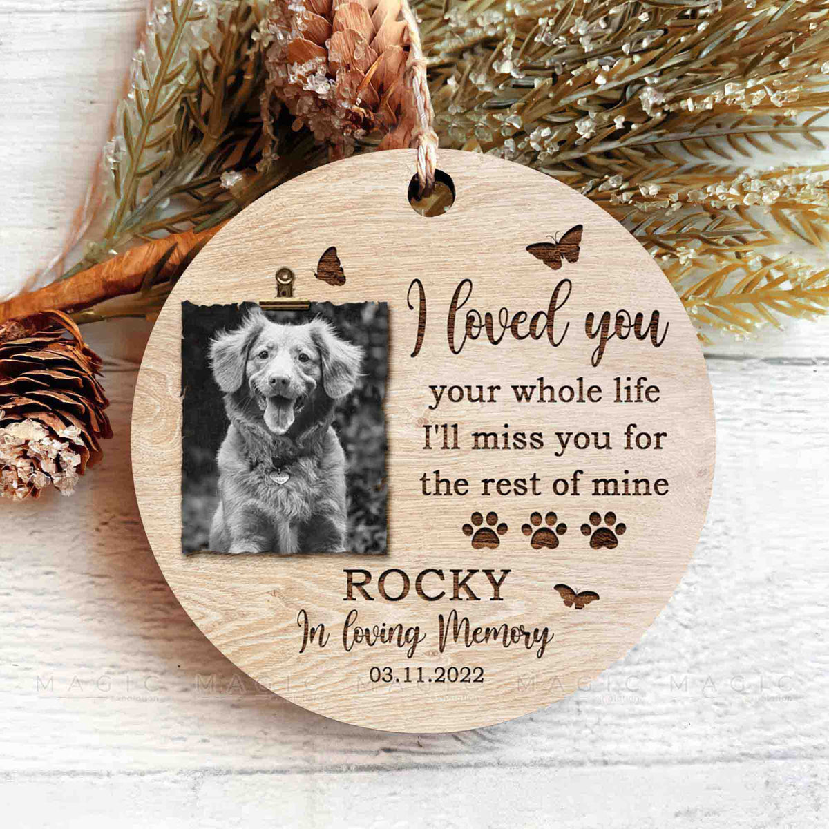 Memorial Gift Memory-Bow Keyring & Pet Loss Poem Card | Sympathy Gift ...