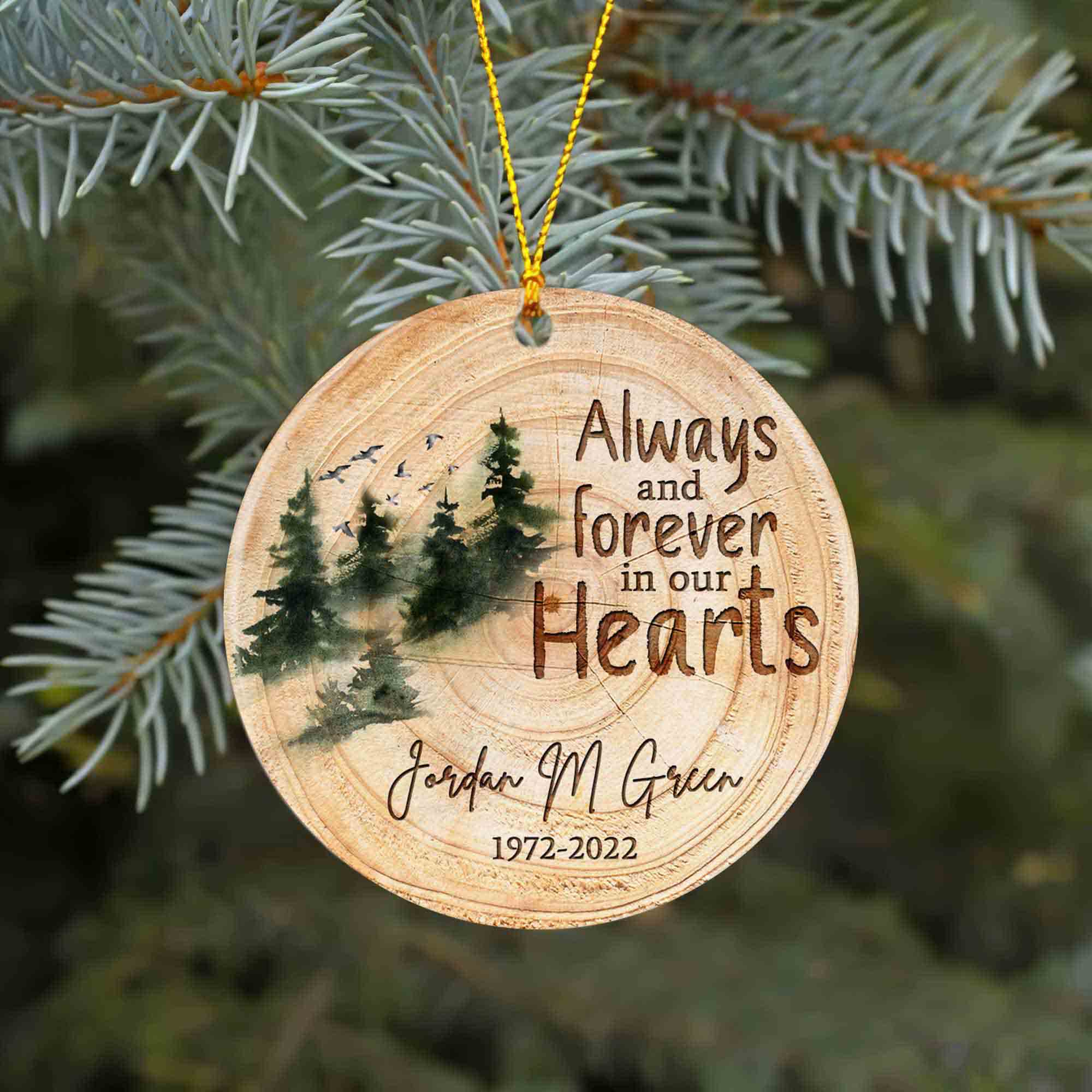 Memorial Ornaments In Memory Of Gifts Personalised, In Remembrance ...