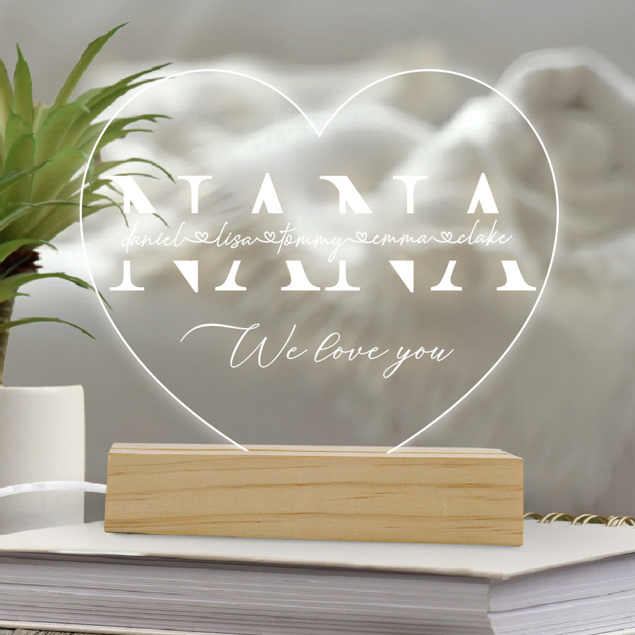 Mother’s Day Plaques | We Love You Mom Personalized Acrylic Plaques ...