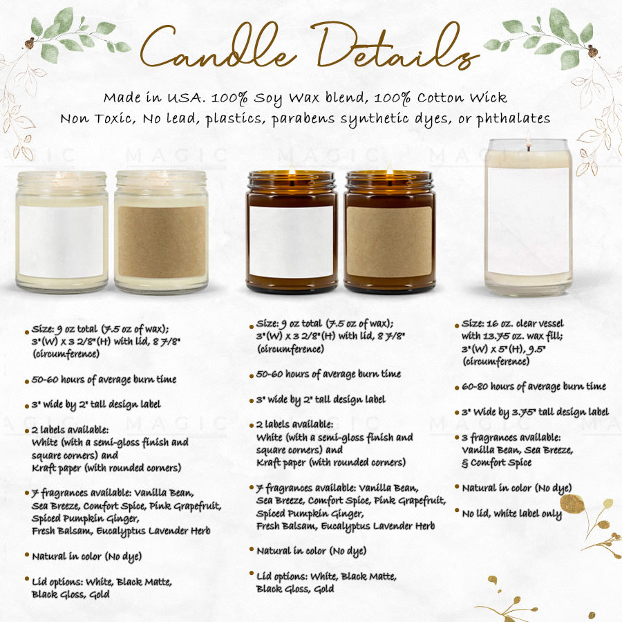 Mothers Day Candles for Mom | Personalized Scented Soy Candle From ...