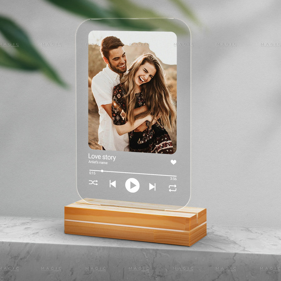 Personalized Valentines Gifts for Boyfriend | Spotify Music Plaque for ...