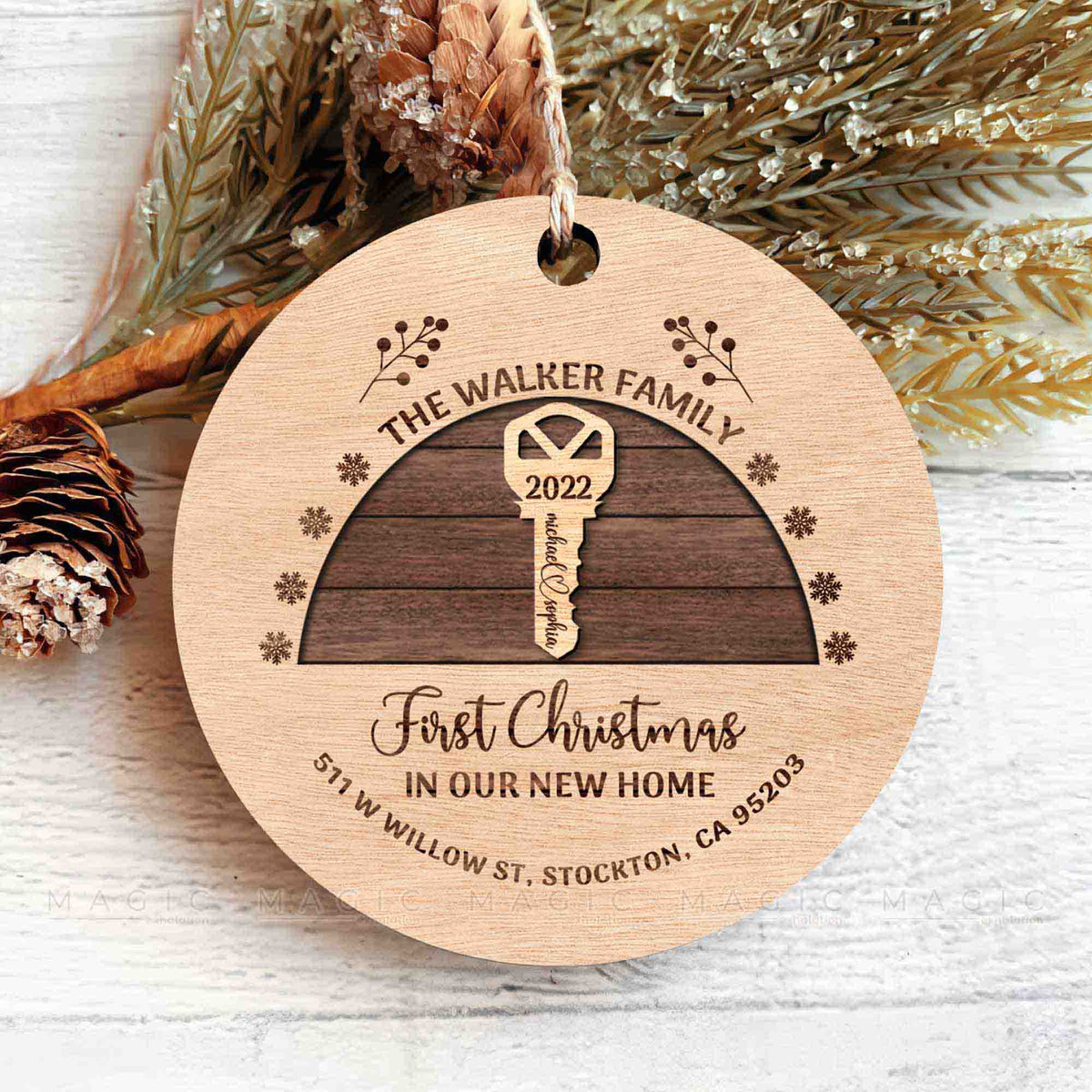 Our New Home Christmas Ornament, Personalized Our First Home Ornament for Couple, New House ...