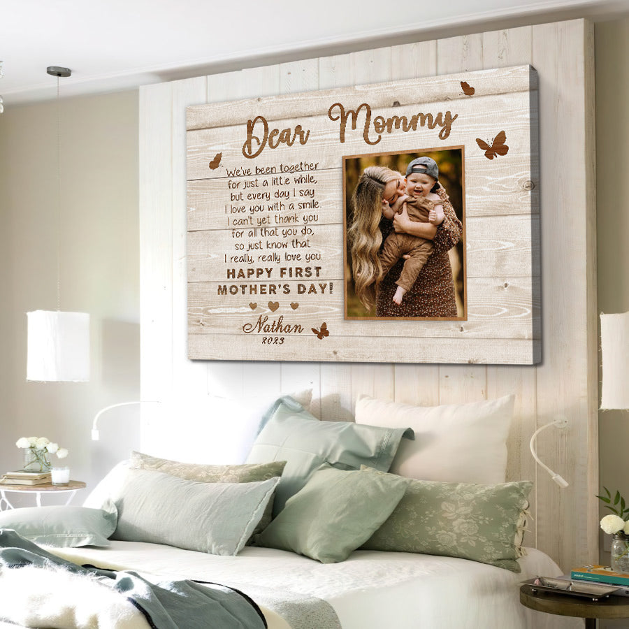 New Mom Mothers Day Gift | Custom Photo Canvas Prints | | First Mother ...