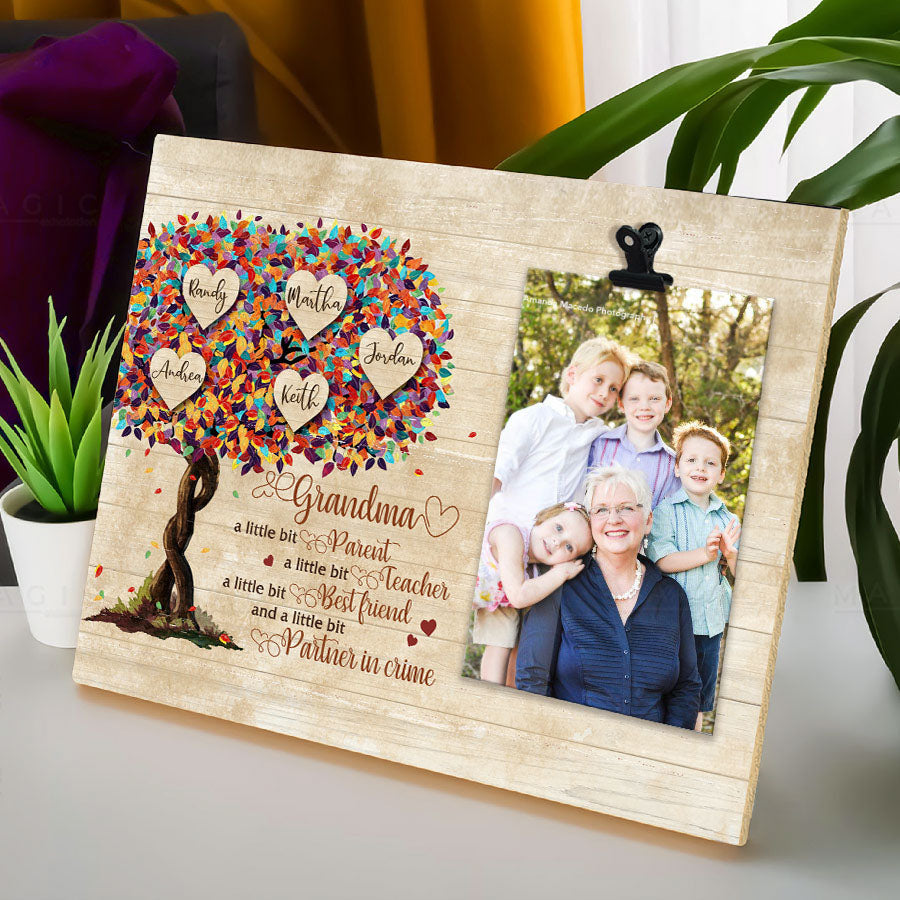 Personalized Grandma Gifts With Names | Picture Frames Custom Gift ...