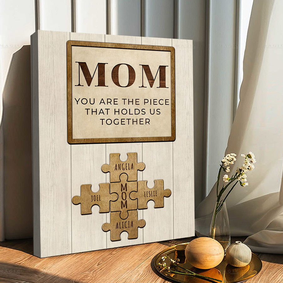 Personalized Mom Gifts | Custom Puzzle Sign Canvas Gifts Mothers Day ...