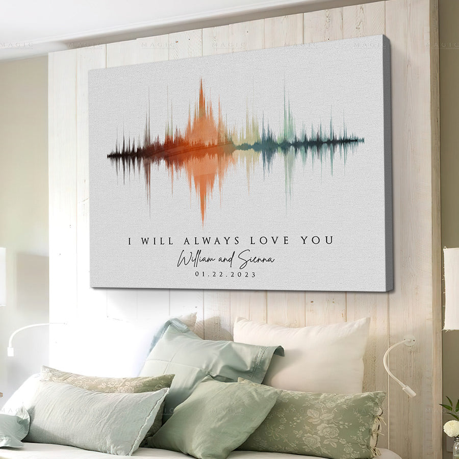 Soundwave Gifts For Couple | 8 Available Sizes | Ready to Hang - Magic ...