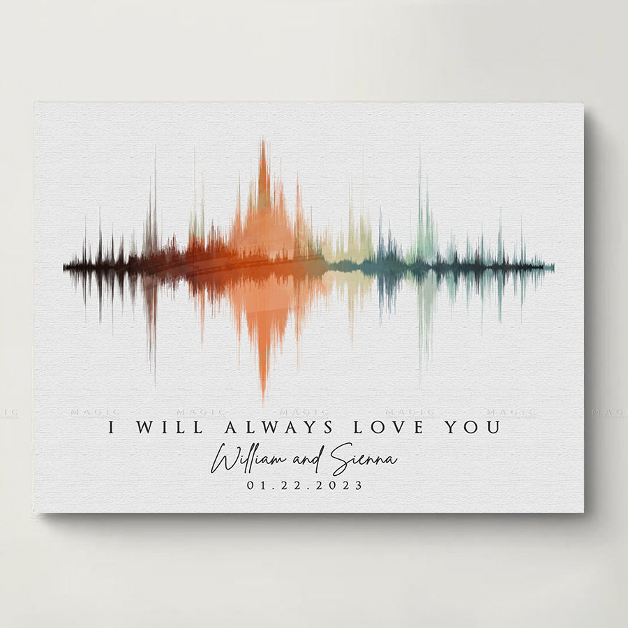 Soundwave Gifts For Couple | 8 Available Sizes | Ready to Hang - Magic ...