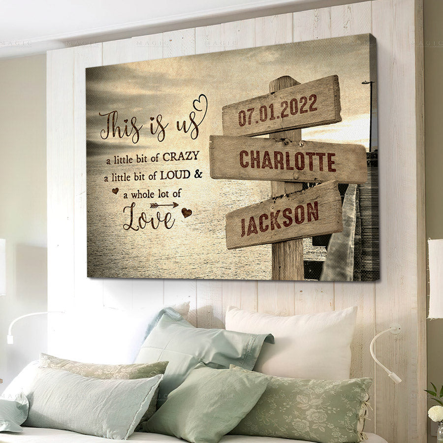 Street Signs with Family Names | Personalized Valentine's Day Gifts for ...